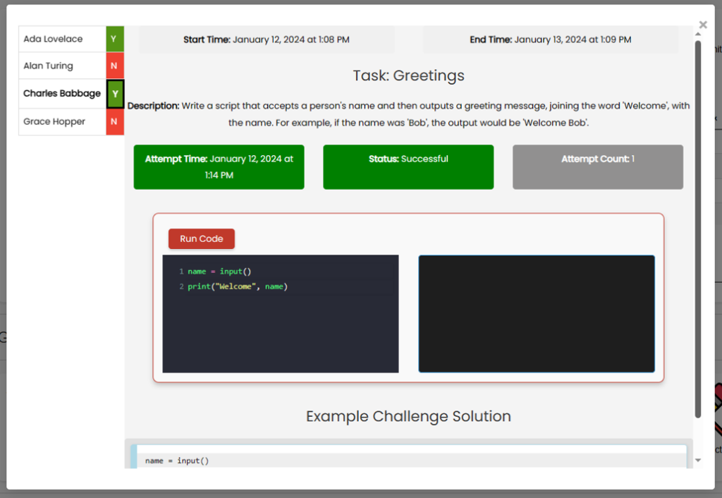 Monitoring PyPuzzle Tasks - CSUK:ReviseCS