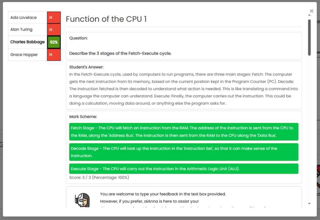 Monitoring Course Tasks - CSUK:ReviseCS