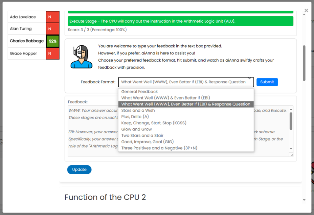 Monitoring Course Tasks - CSUK:ReviseCS